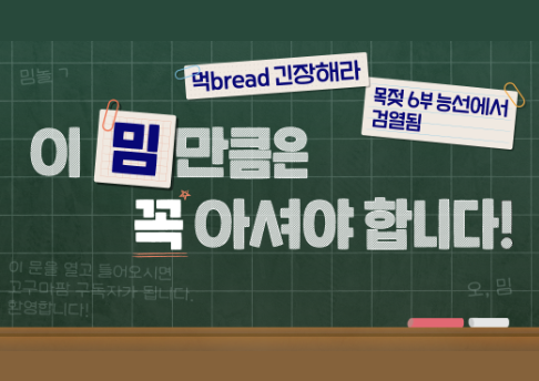 아는 만큼 보이는 요즘 밈 모음